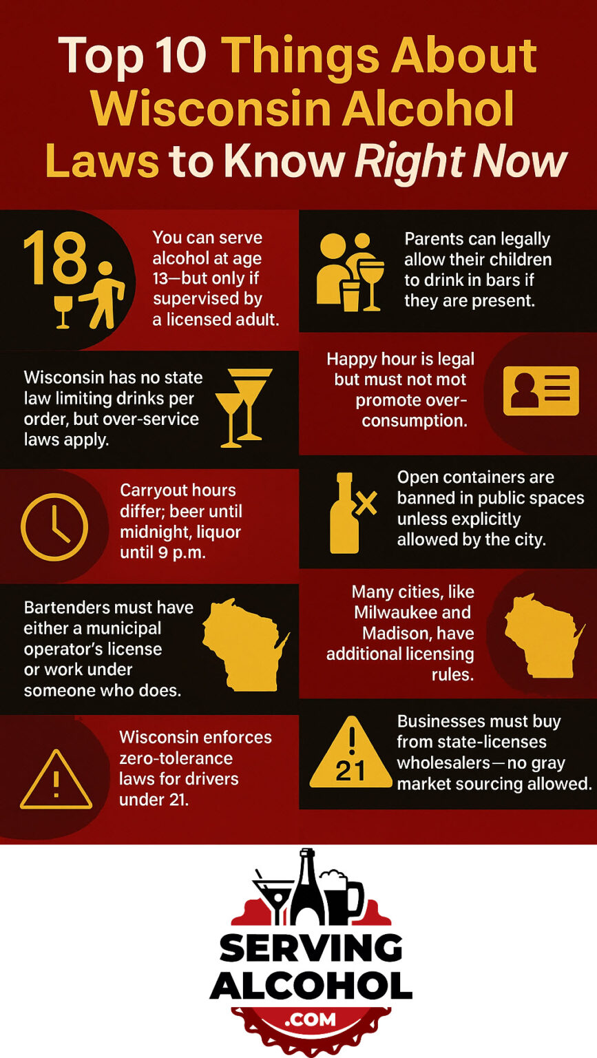 Wisconsin Alcohol Laws and Information